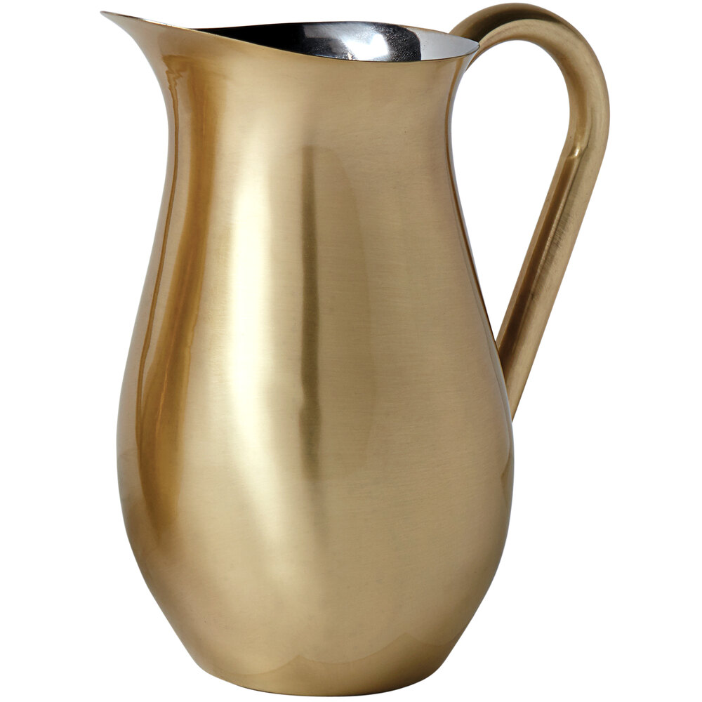 American Metalcraft BWPG84 Gold Satin Finish Stainless Steel 84 oz ...