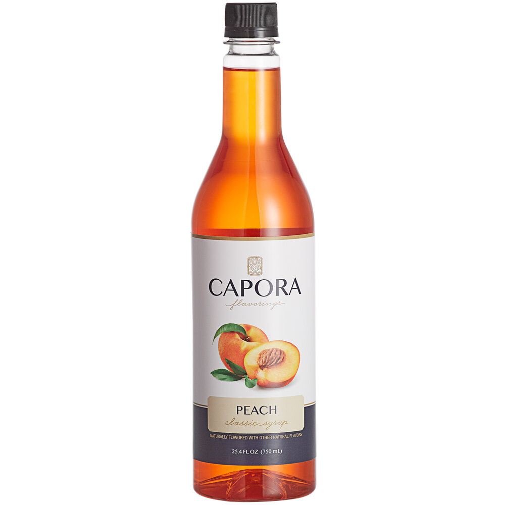 Capora Peach Flavoring Syrup 750 mL