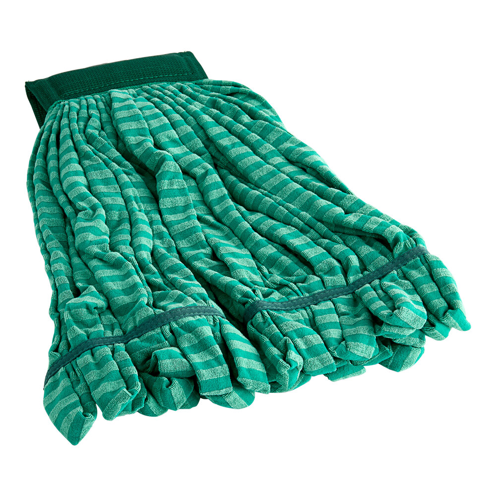 Rubbermaid® Web Foot FGT85306GR00 Green Large Microfiber Tube Wet Mop ...