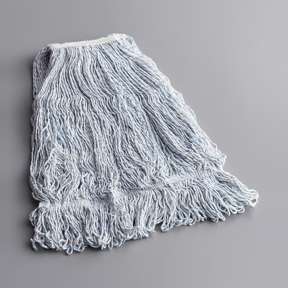 Carlisle Flo-Pac 369674B14 24 oz. #32 Blue and White Rayon Blend Looped ...