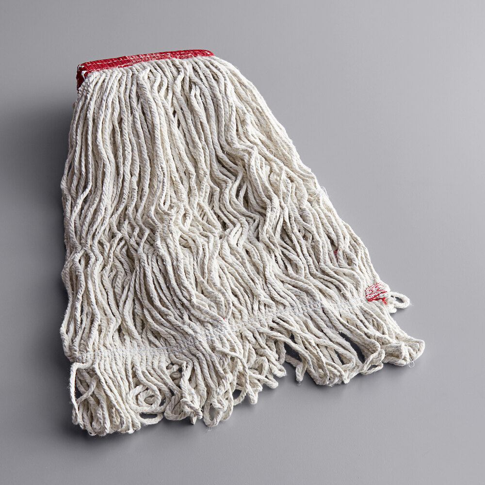 Carlisle 369552B00 Flo-Pac #24 Large 4-Ply Cotton Looped End Mop Head ...