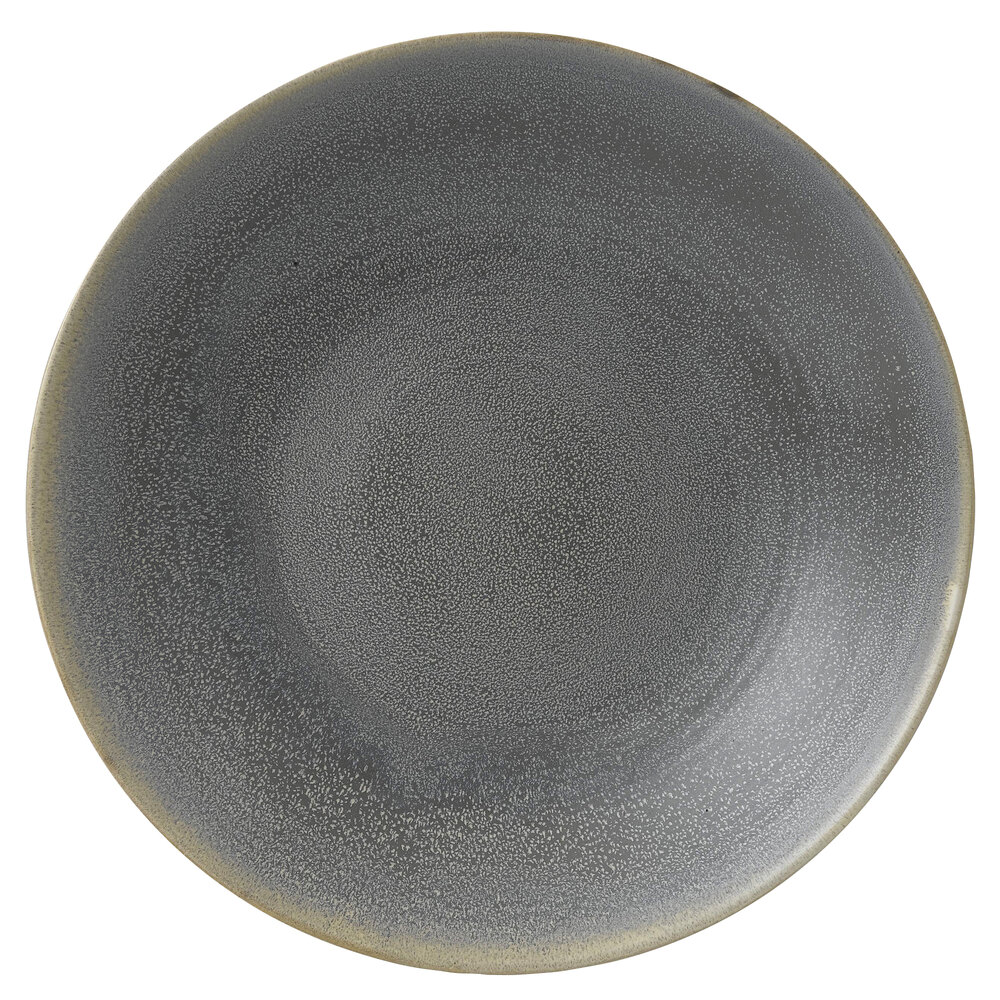 Dudson EG292 Evo 11 1/2" Matte Granite Deep Round Stoneware Plate by ...
