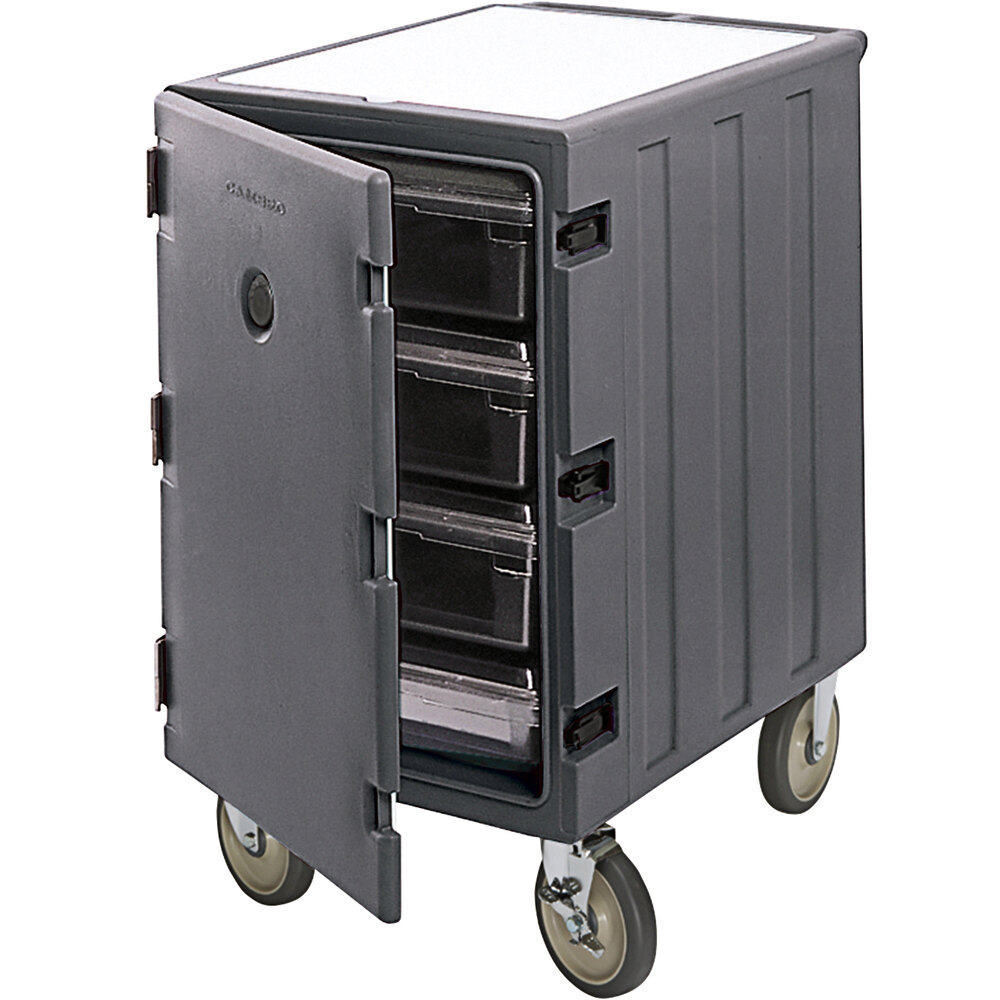 Cambro 1826LBC615 Camcart® Charcoal Gray Non-Electric Single ...