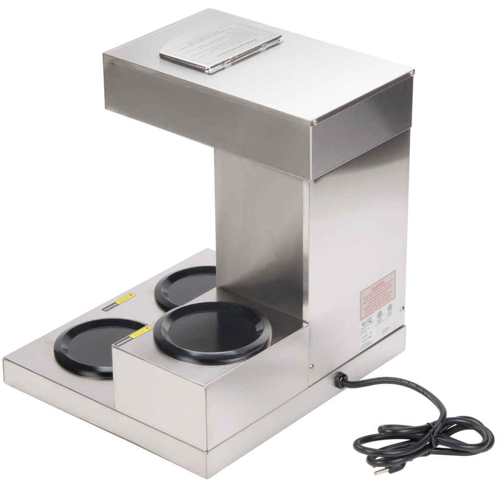 Avantco C30 Pourover Commercial Coffee Maker with 3 Warmers - 120V