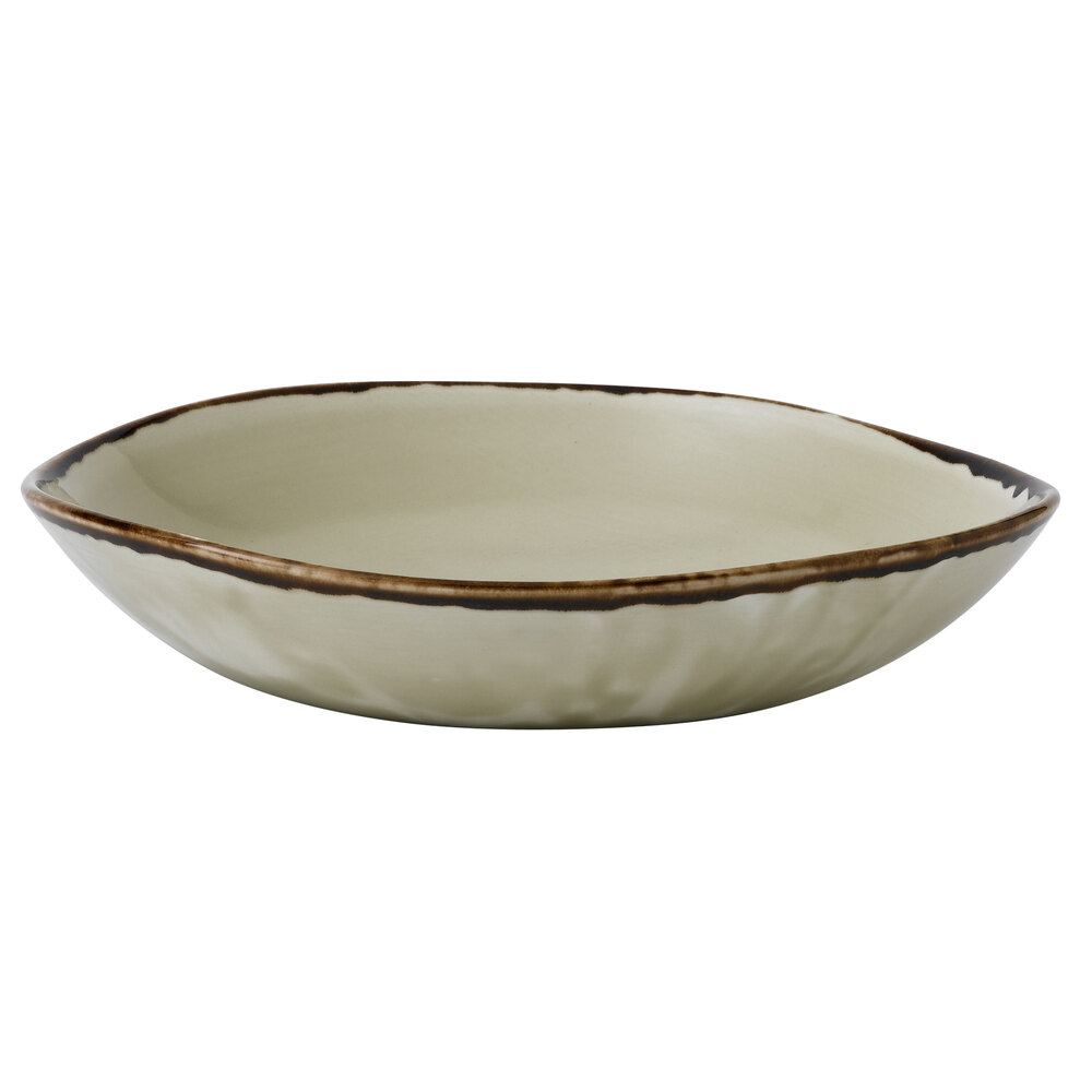 Dudson HL253 Harvest 38 oz. Linen Organic Round China Bowl by Arc ...