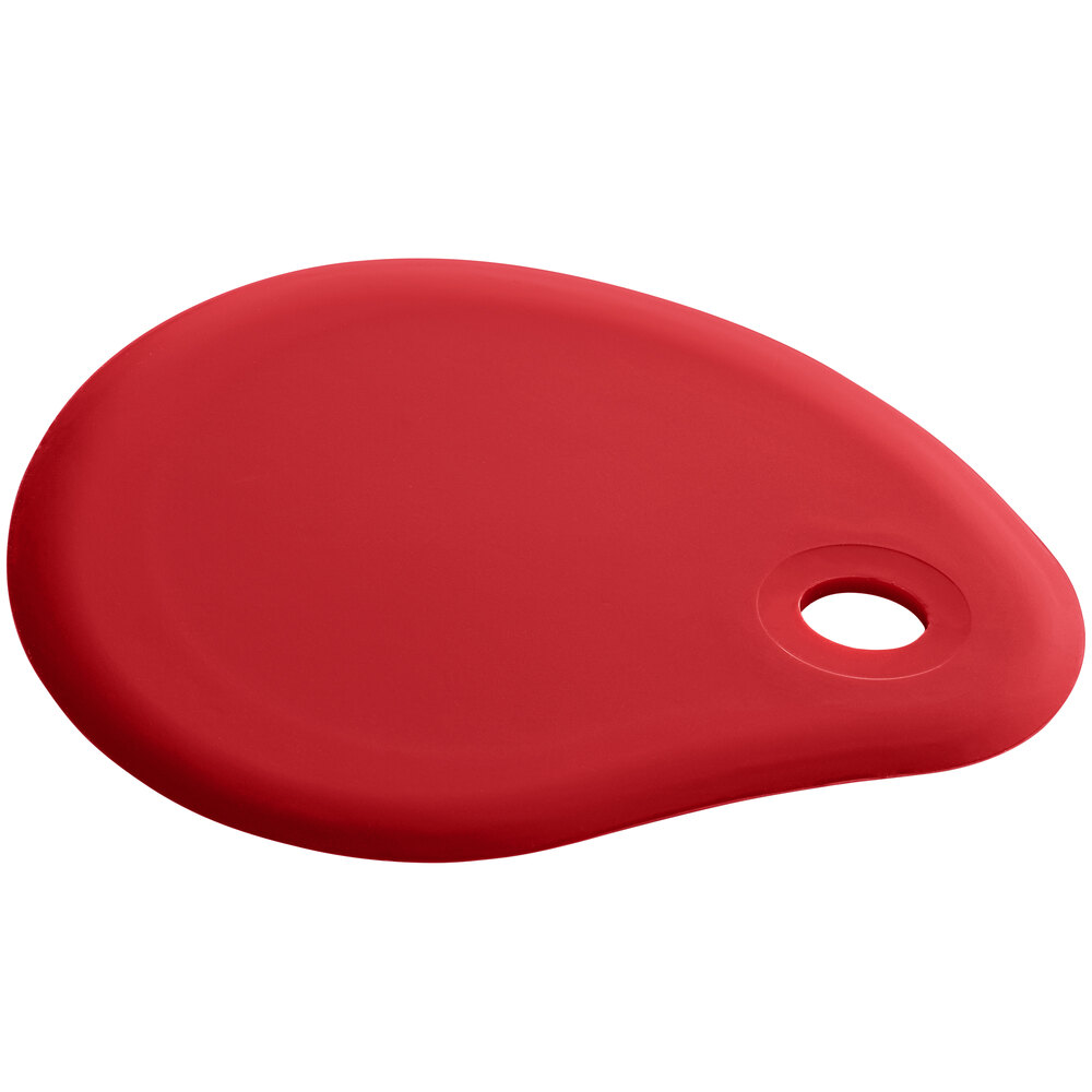 Silicone Bowl Scraper - Red (5.5" x 4.25")