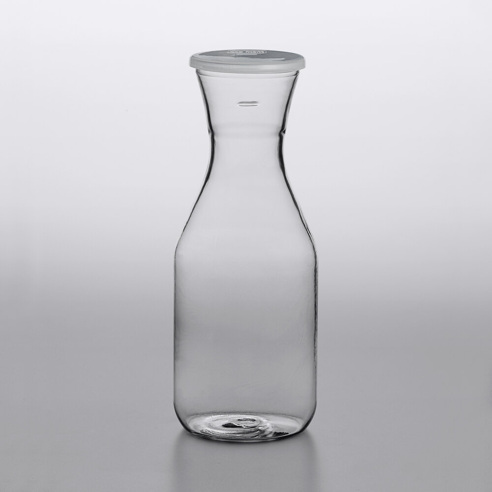 Choice 34 oz. Polycarbonate Carafe with Flat Lid