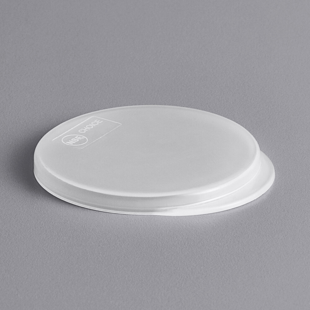 Choice Flat Plastic Carafe Lid - 12/Case