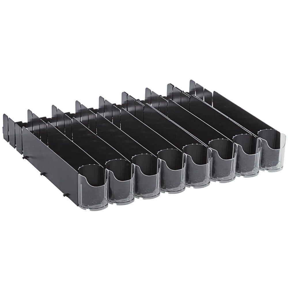 8 Lane Universal Pusher Glide Bottle Organizer for 20 oz. to 25 oz ...
