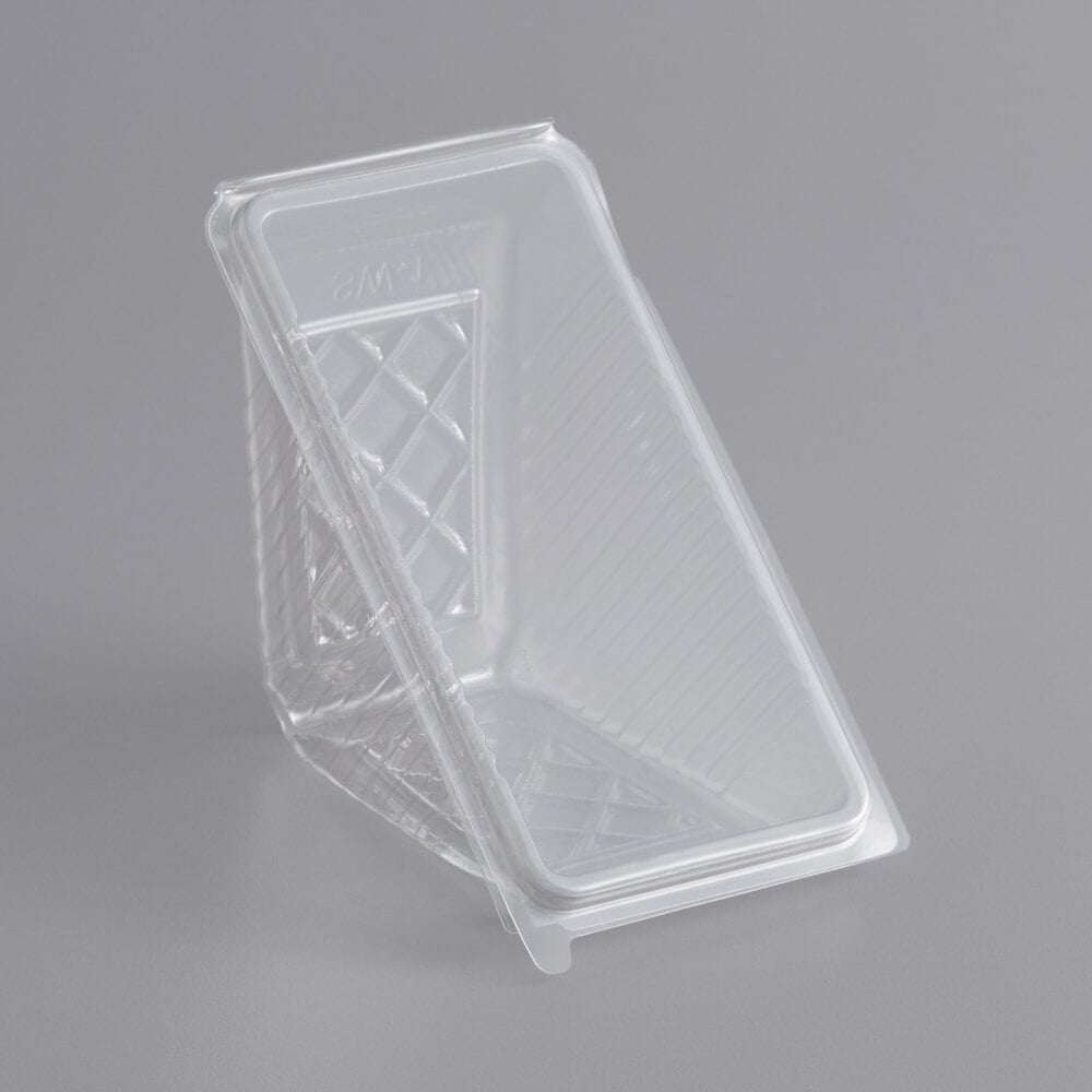 Choice PET Sandwich Wedge Container - 200/Case