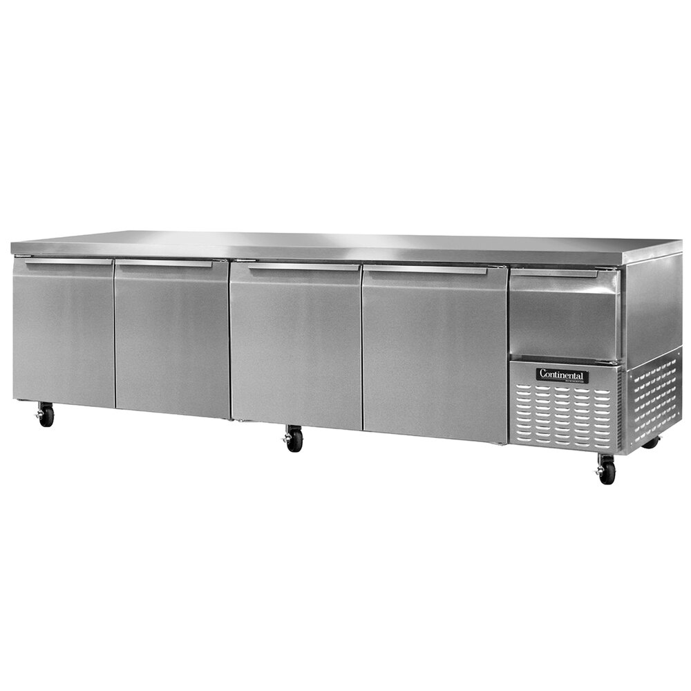 Continental Refrigerator RA118N 118" Extra-Deep Worktop Refrigerator