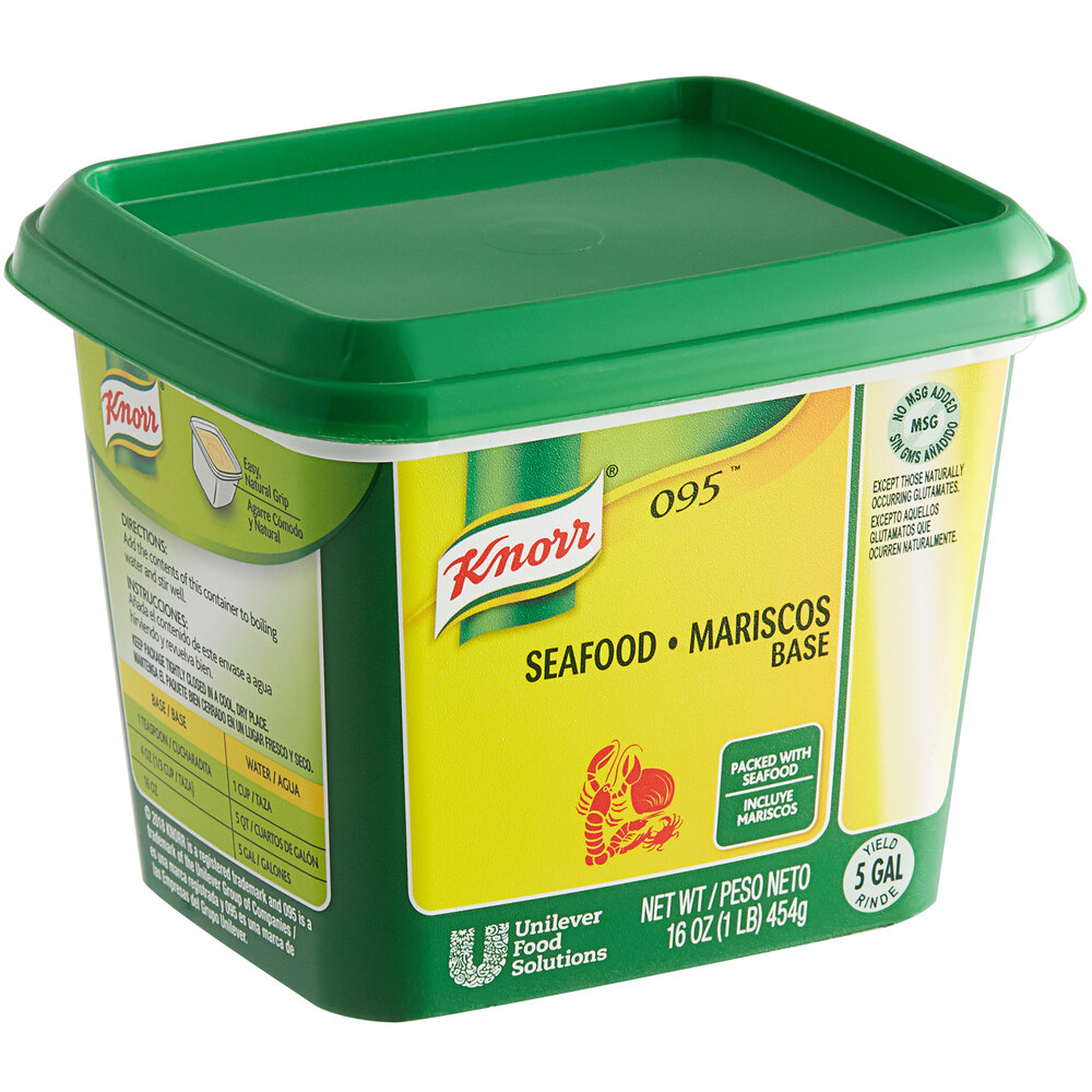 Knorr 1 lb. 095 Seafood Bouillon Base - 6/Case