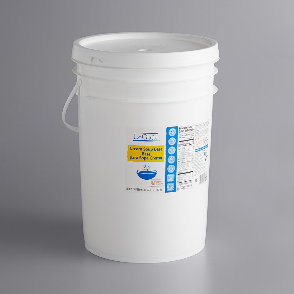 LeGout 22.5 lb. Cream Soup Base Pail