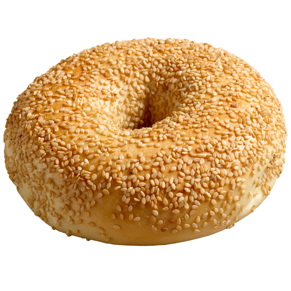 Original Bagel 4.5 oz. New York Style Sesame Seed Bagel - 75/Case