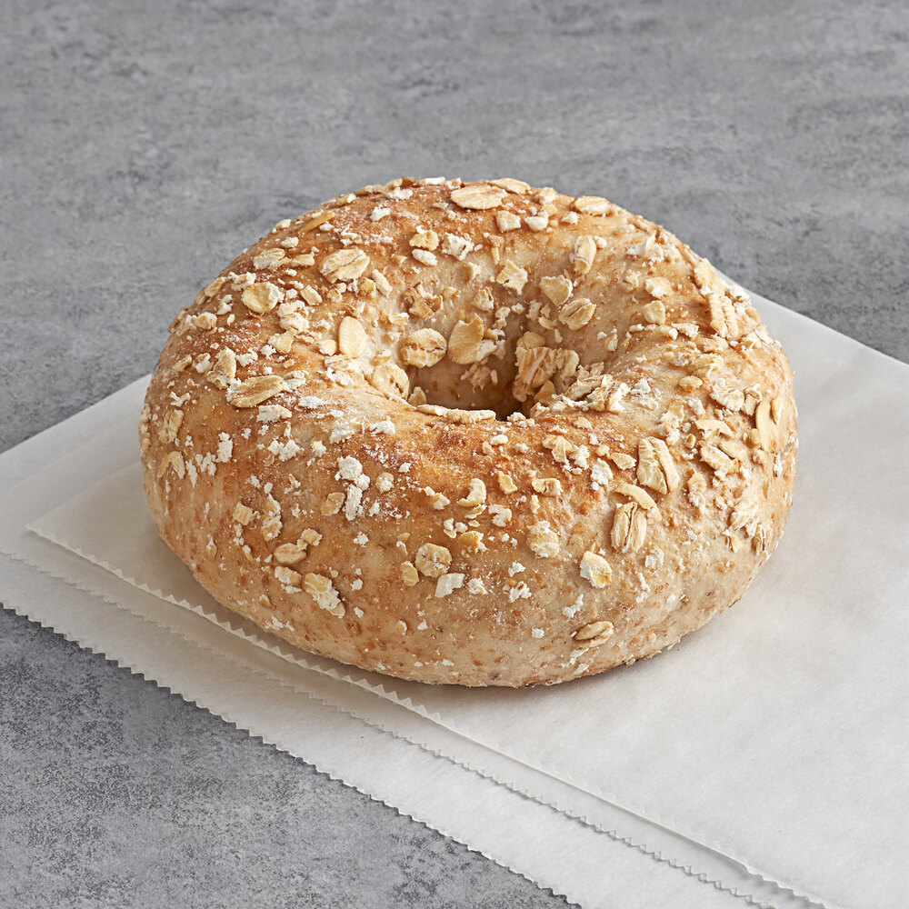 Original Bagel 4.5 oz. New York Style Wheat Bran Bagel - 75/Case