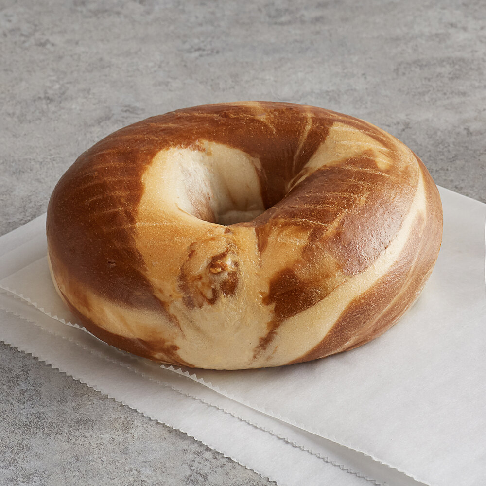 Original Bagel 4.5 oz. New York Style Marble Bagel - 75/Case