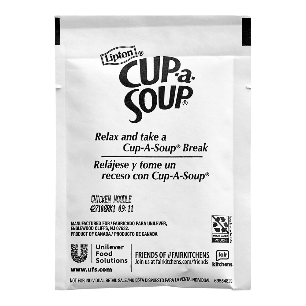 Lipton Cup-a-Soup Instant Chicken Noodle Soup Mix in Bulk