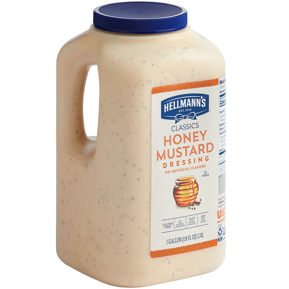 Hellmann's 1 Gallon Honey Mustard Dressing - 4/Case
