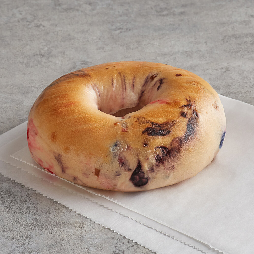 Original Bagel 4.5 oz. New York Style Very Berry Bagel - 75/Case