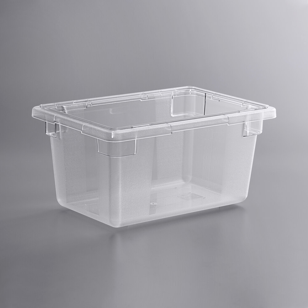 Vigor 18" x 12" x 9" Clear Polycarbonate Food Storage Box