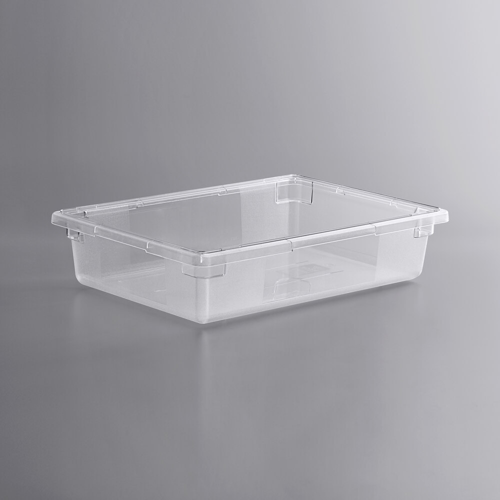 Vigor 26" x 18" x 6" Clear Polycarbonate Food Storage Box