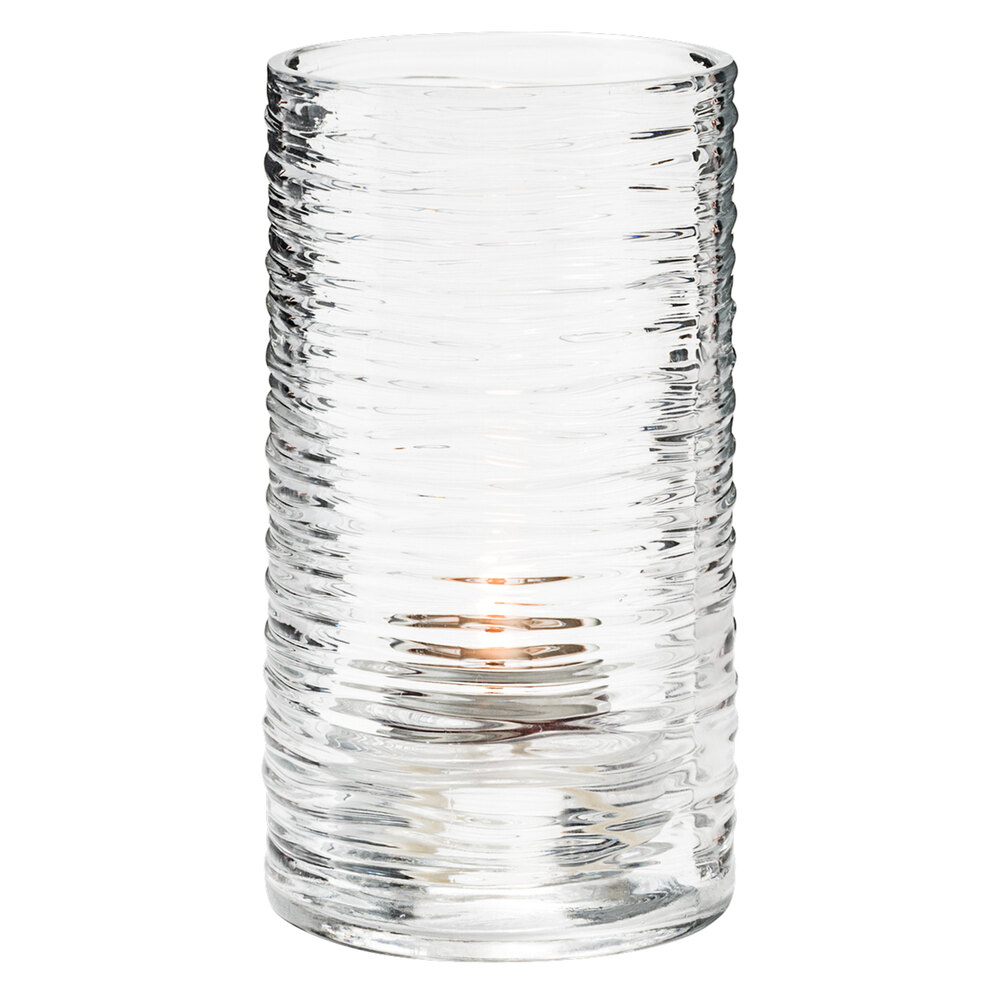 Hollowick 42517C Typhoon Clear Glass Mid-Size Clear Cylinder Lamp