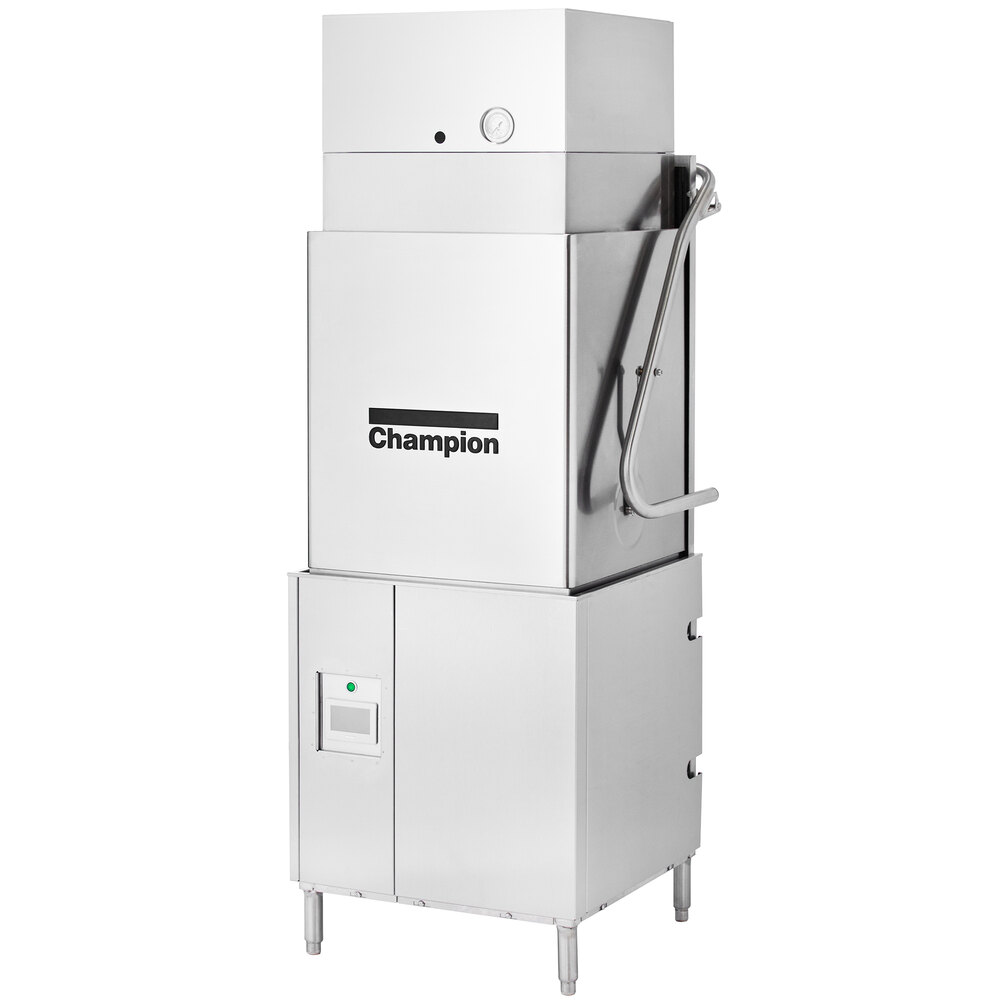 Champion DH6000T-VHR Door-Type High Temperature Tall Hood Dishwashing ...