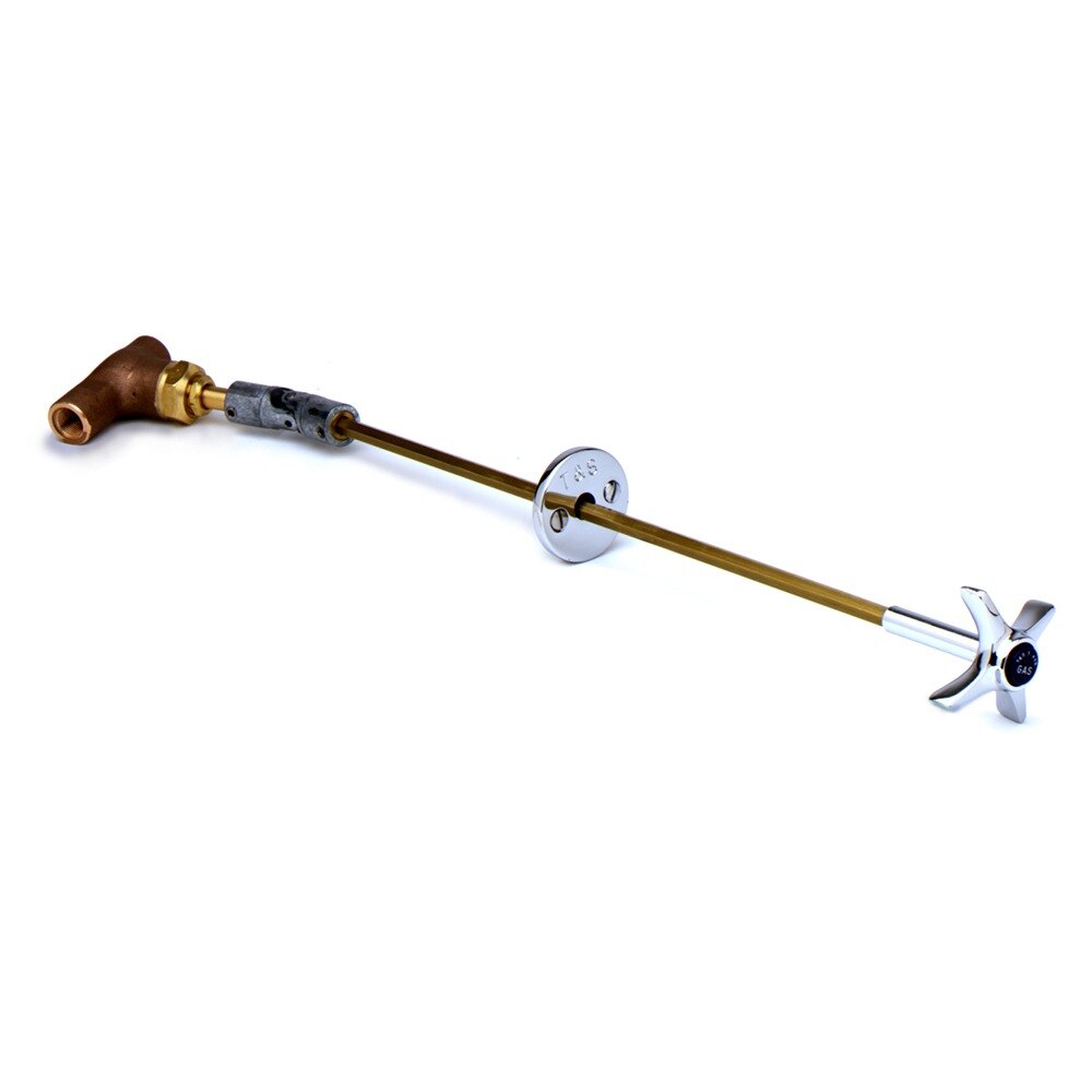 T&S BL-4710-01 Front Mounted Fume Hood Valve with Universal Joint - Vacuum