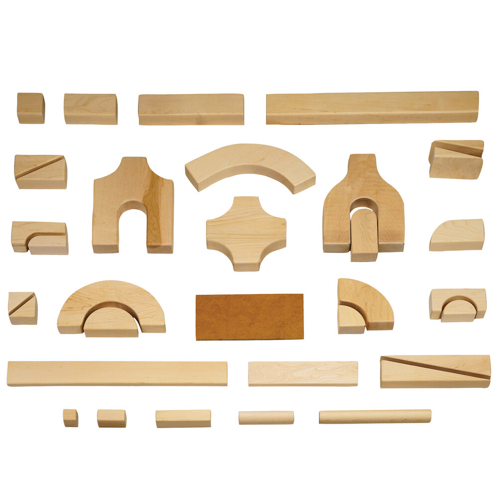 Jonti-Craft Baltic Birch 0264JC Children's Starter 86-Piece Hardwood ...