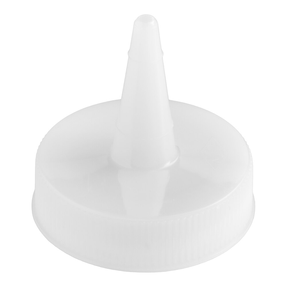 TableCraft 100TC TipTop Solid White Standard Cone Tip Cap for Squeeze ...