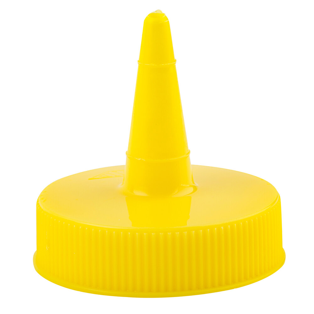 TableCraft 100TM TipTop Solid Yellow Standard Cone Tip Cap for Squeeze ...