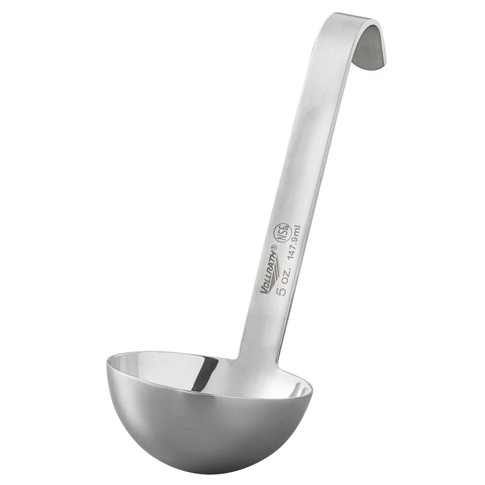 Vollrath 4970510 Jacob's Pride® 5 oz. One-Piece Stainless Steel Ladle ...