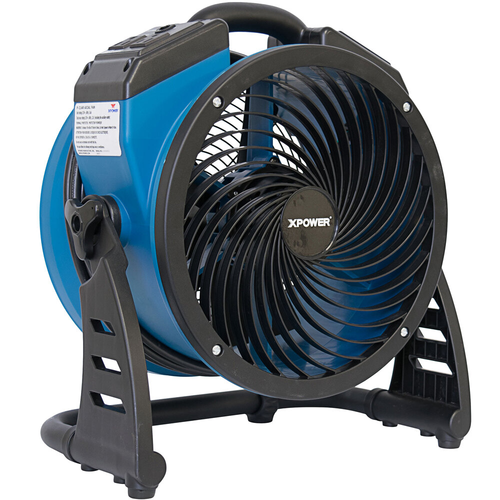 XPOWER P-21AR 4-Speed Industrial Axial Fan with GFCI Power Outlets ...