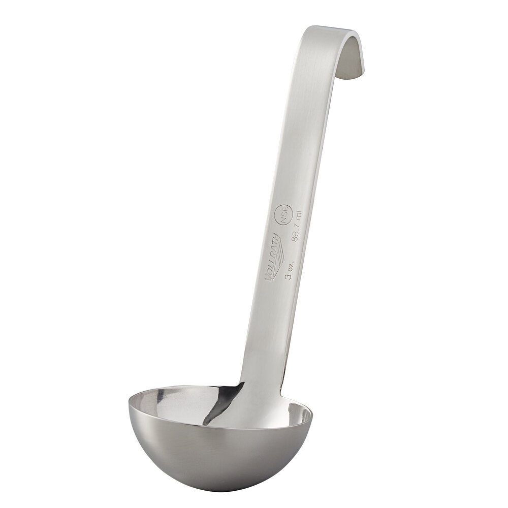 Vollrath 4970310 Jacob's Pride® 3 oz. One-Piece Stainless Steel Ladle ...