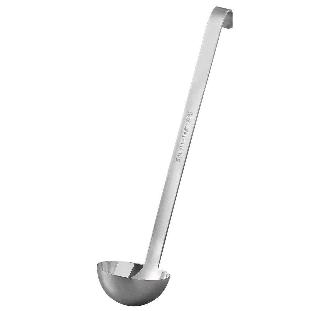 Vollrath 4980510 Jacob's Pride® 5 oz. One-Piece Stainless Steel Ladle
