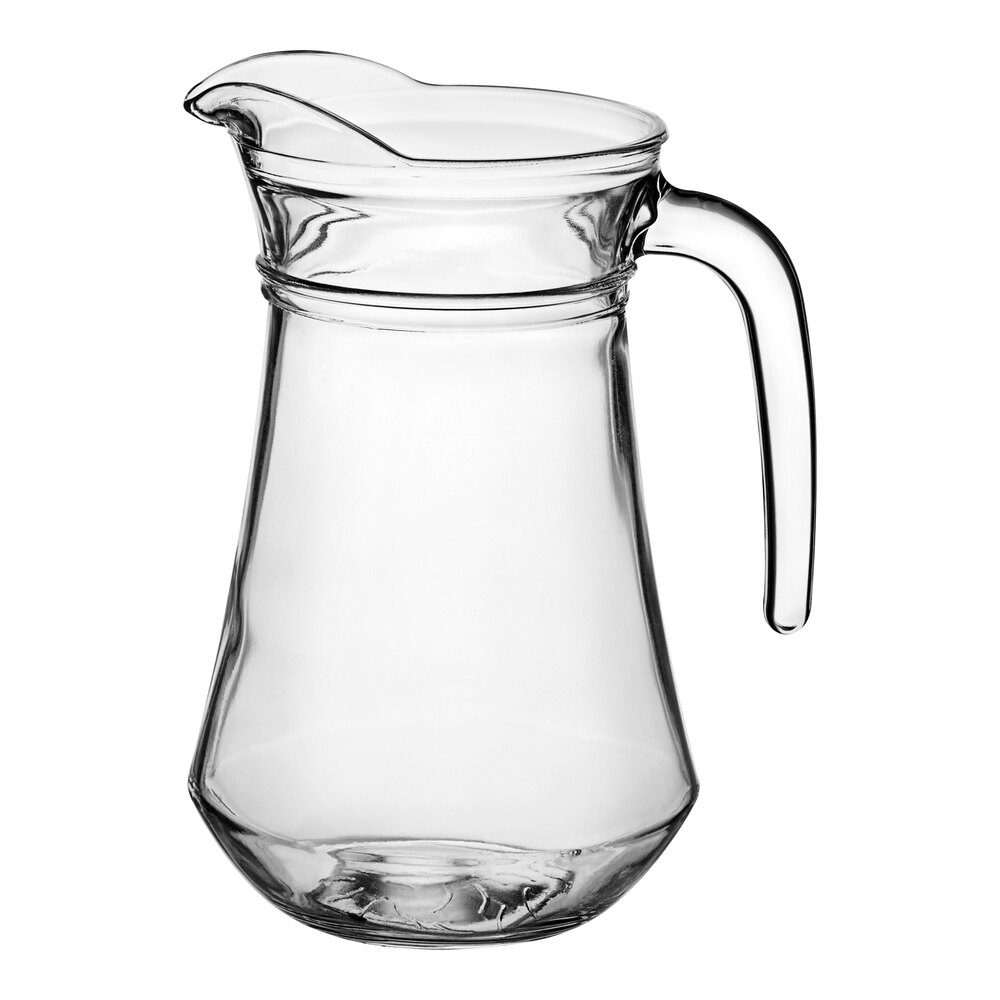 Acopa 34 oz. Glass Pitcher with High Pour Lip