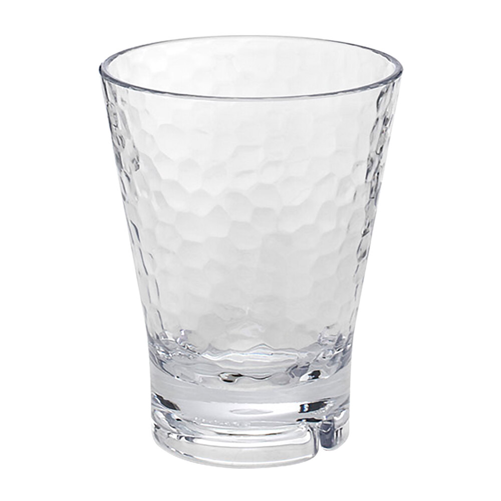 Front of the House Drinkwise 10 oz. Hammered Tritan™ Plastic Rocks ...