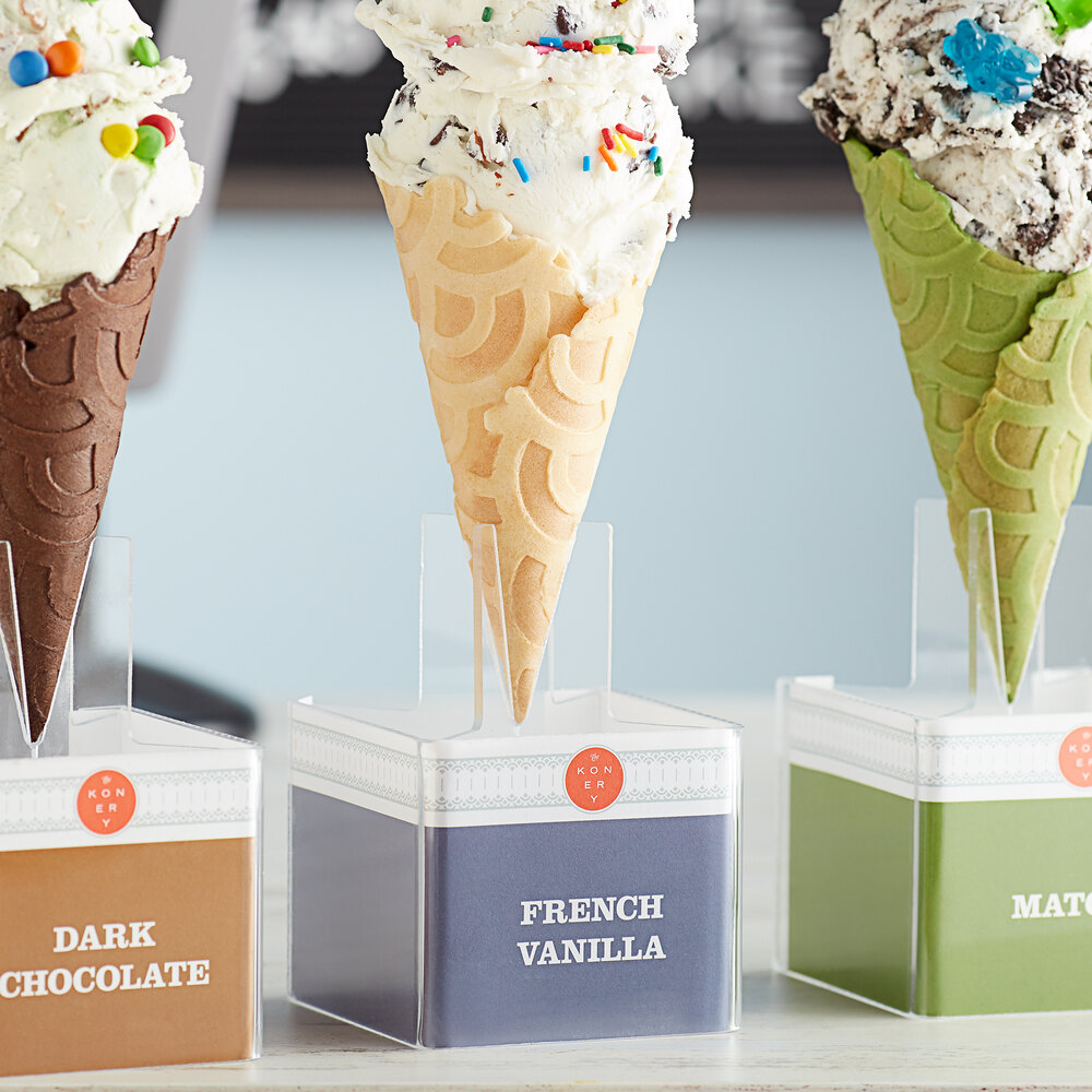 The Konery French Vanilla Waffle Cone Stand