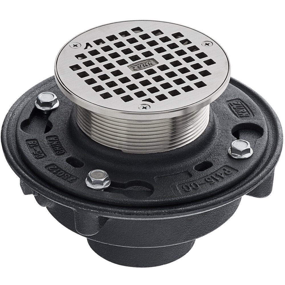 Zurn Elkay ZN415-3NH-5BZ1 EZ1 Cast Iron Floor and Shower Drain with 5 ...