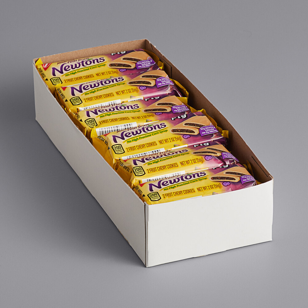 Nabisco Newtons Fig Cookie Snack Packs - 120/Case