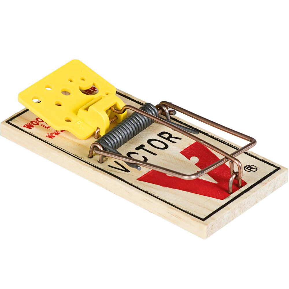 Victor® Pest M035 Easy Set Wood Mouse Trap - 2/Pack