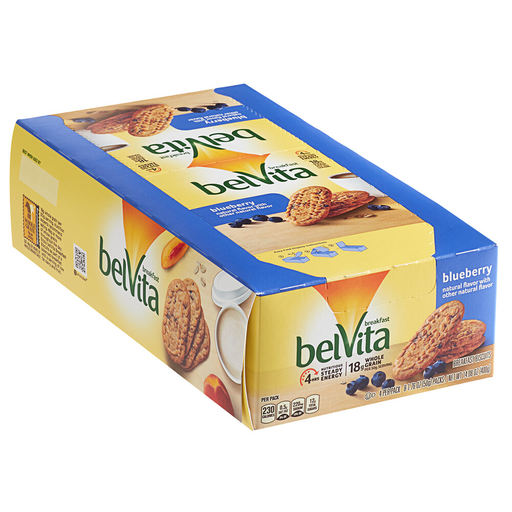 Nabisco belVita Blueberry Breakfast Biscuits - Snack Pack (64/Case)