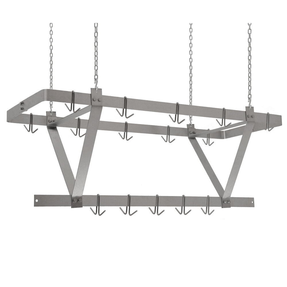 Eagle Group CM60PR Stainless Steel Ceiling-Mounted Pan / Pot Rack with ...