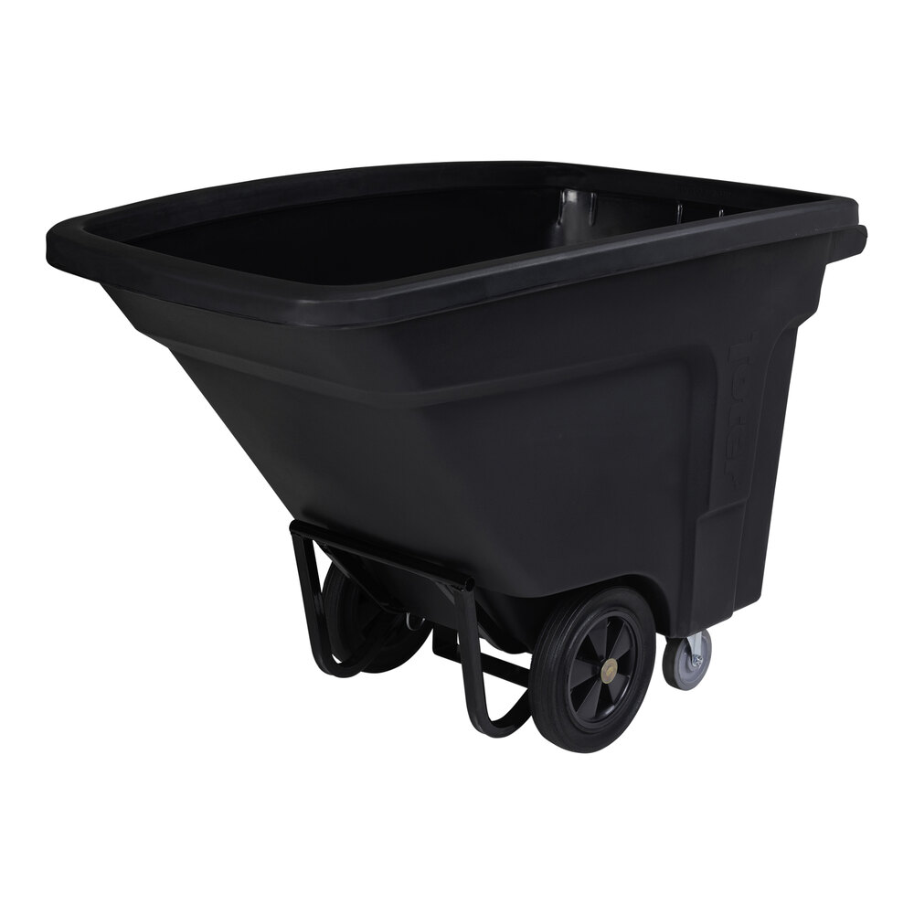 Toter NT005-00BKS 0.5 Cubic Yard Blackstone Tilt Truck / Trash Cart ...