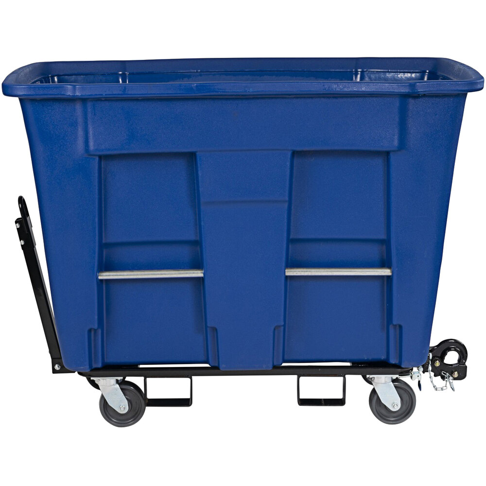 Toter AMT10-00BLU 1 Cubic Yard Blue Towable Universal Mobile Truck ...