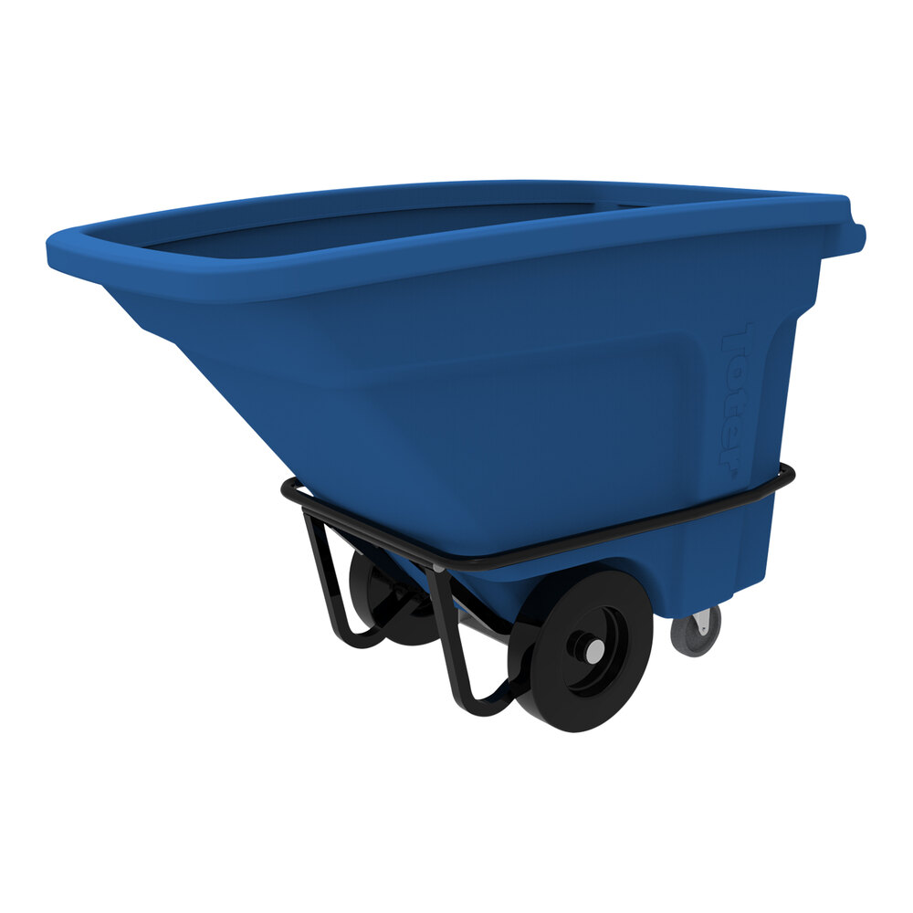 Toter NT205-00BLU 0.5 Cubic Yard Blue Heavy-Duty Tilt Truck with Handle ...