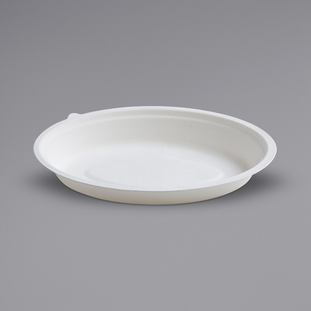 Fineline 42OB24 Conserveware 24 oz. Bagasse Oval Bowl - 250/Case