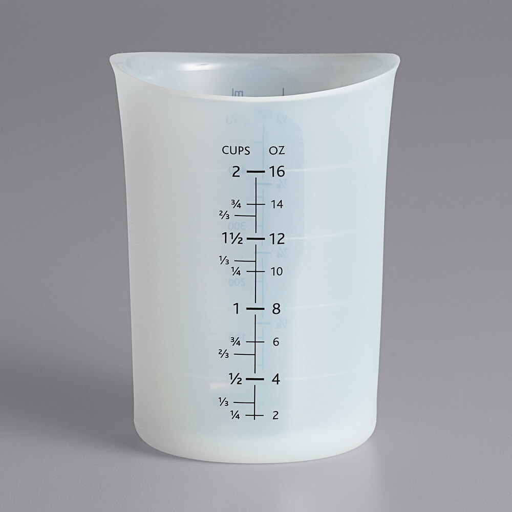 iSi B26400 Flex-it 1 Pint Translucent Silicone Measuring Cup