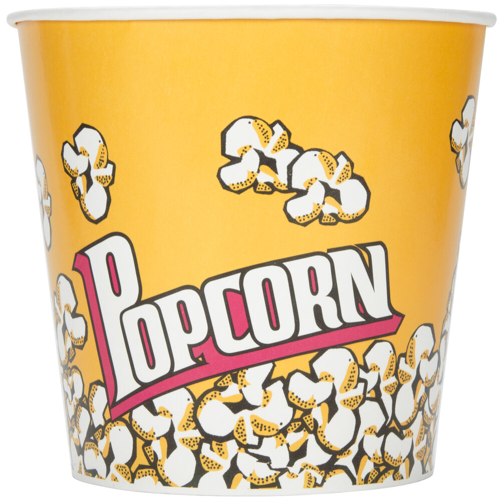 Carnival King 170 oz. Popcorn Bucket - 150/Case