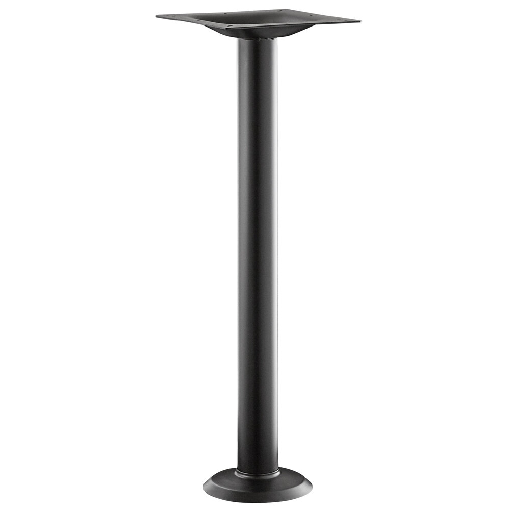 Lancaster Table & Seating Excalibur Bolt Down Black Outdoor Table Base ...